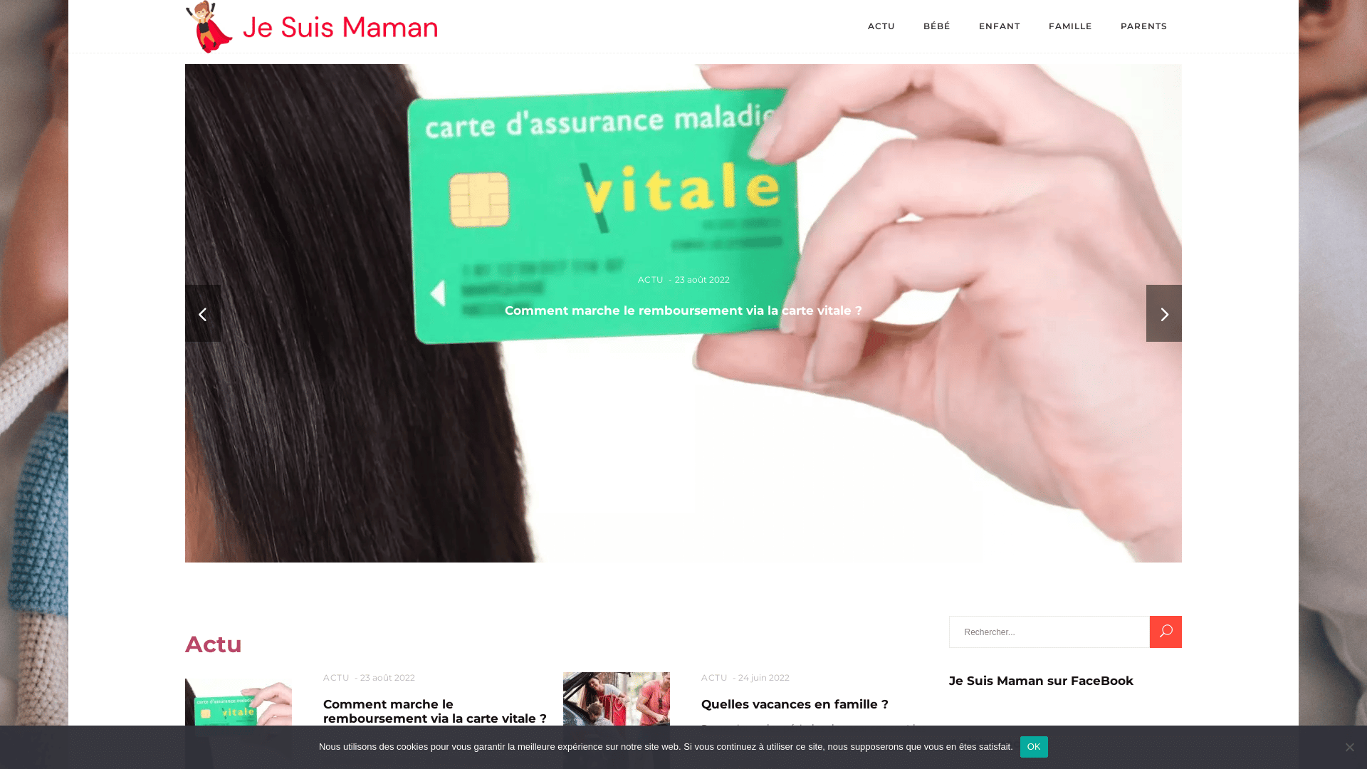 je-suis-maman-magazine.com - Mon Portfolio